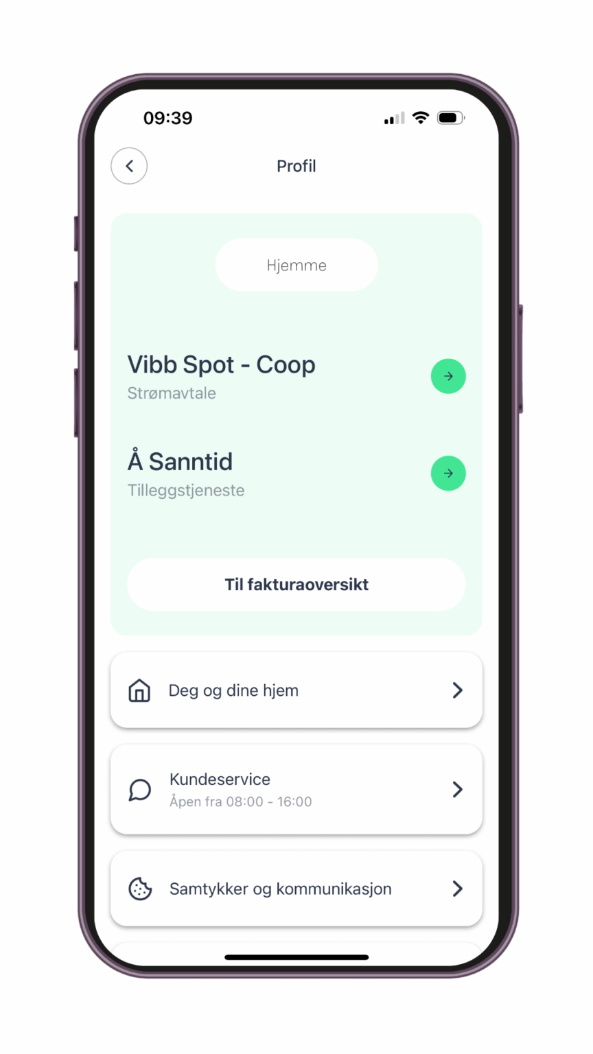 Vibb-appen - Vibb Strøm